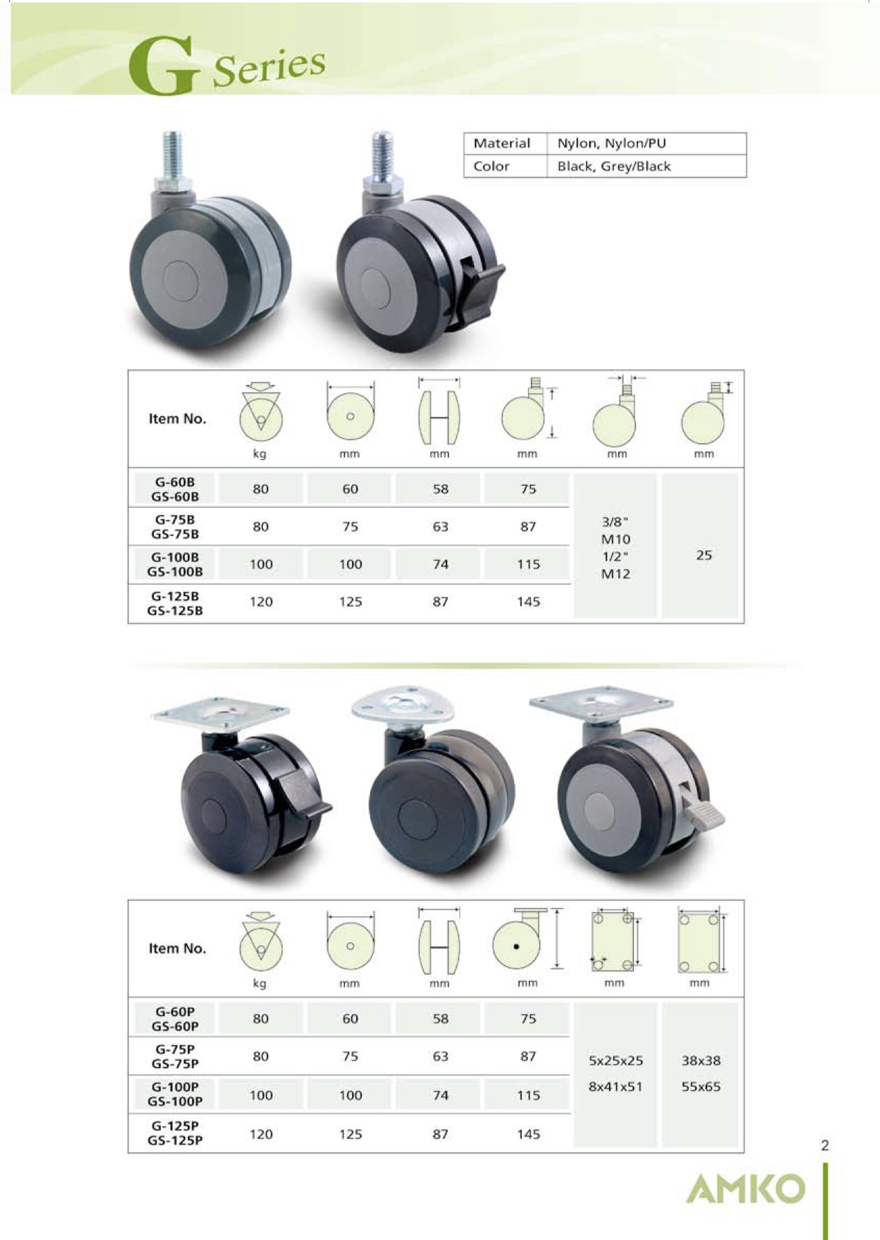 AMKO Casters Brochure – AMKO
